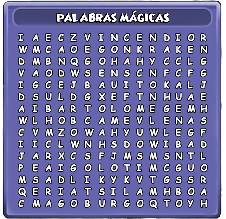 Lista De Palabras Magicas